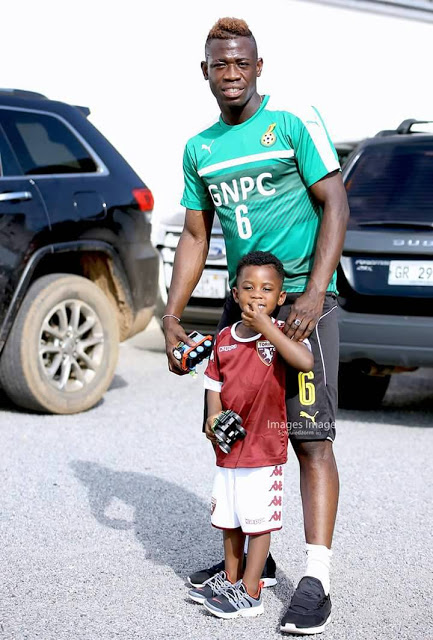 Afriyie Acquah flaunts his son and he is certainly not 'monkey'